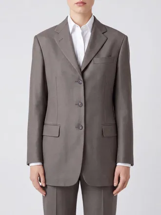 Tagliatore Blazer droit en laine vierge &agrave; revers en pointe