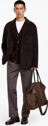 Arket 36-Stunden-Tragetasche Mit Lederdetails -Braun