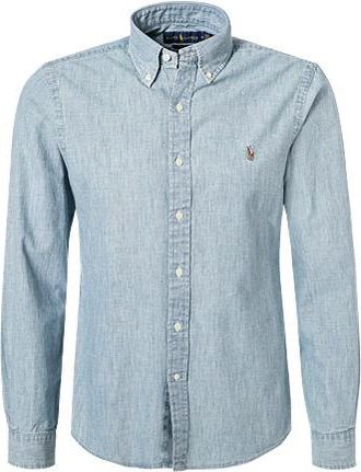 Polo Ralph Lauren Herren Jeanshemd blau Slim Fit
