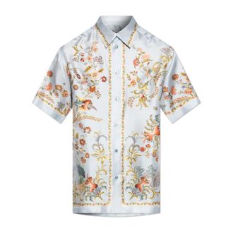 Etro Seidenhemd mit Blumenmuster - - Shirts - Herren - Mehrfarbig - M