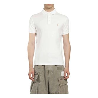 Polo Ralph Lauren Homme, Tops, Blanc, Taille: M Polo en coton Pima