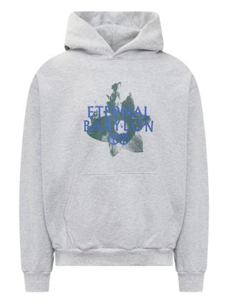 Babylon LA Hoodie mit grafischem Print - Grau