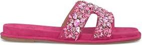 Alma Blue Alma en Pena Sandales plates pour femme, Fuchsia, 41 EU