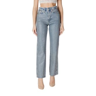 Only Onlhollywood-Riley Mom Jeans - - Jeans - Damen - Blau - W28 L32