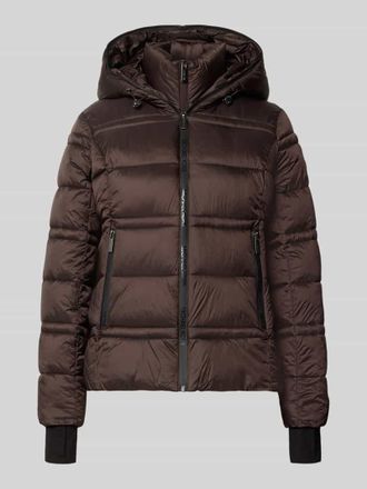 Michael Kors Steppjacke mit Kapuze und Rei&szlig;verschlusstaschen