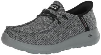 Skechers Go Walk Max Halcon-Slip-Ins f&uuml;r Herren, Grau/Schwarz, 47.5 EU