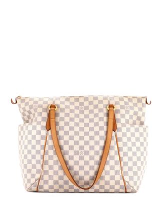 Louis Vuitton Totally Handtasche GM Damier Schultertasche - Wei&szlig;