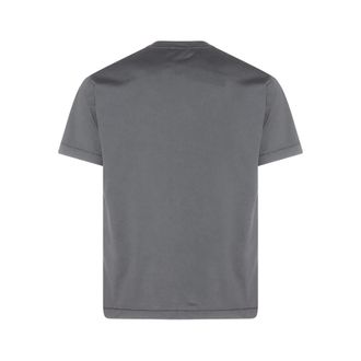Stone Island Logo-Patch Crew Neck T-Shirt - Grey