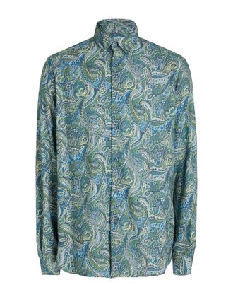 8 by YOOX PRINTED REGULAR FIT SHIRT