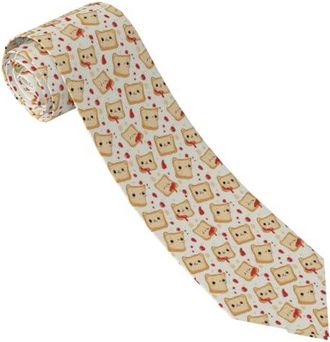 Generic Cravate Pour Homme Joli Motif De Pain Au Ketchup Classique Men Tie Formelle Cravates Homme Pour Accessoires &Eacute;v&eacute;nements Affaires