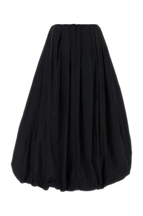 Jil Sander Womens Black Polyester Skirt Gonne