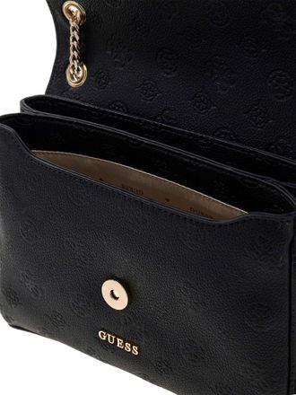 Guess Womens Crossbody Bag Black Logo Polyurethane - Crossbody-Bags