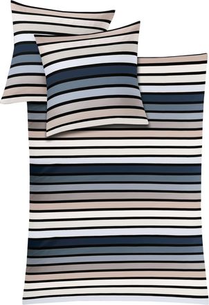 Kleine Wolke 6109271954 Bettw&auml;sche Rimini, Ma&szlig;e: 155 x 220 cm und 80 x 80 cm, Farbe: Taupe