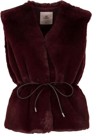Freebird by Steven Femme, Vestes, Rouge, Taille: 38 FR Glenna Gilet