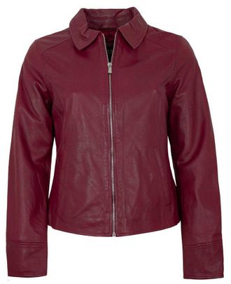 Jilani Lederjacke Elodi Jilani - Damen Lederjacke Lammnappa purple