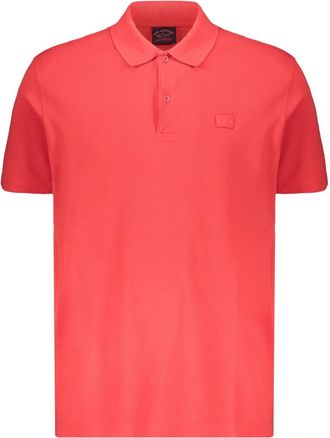 Paul & Shark Homme, Tops, Rouge, Taille: L Polo &agrave; Manches Courtes