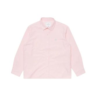 Edwin Homme, Chemises, Rose, Taille: M Big Ox-Shirt LS