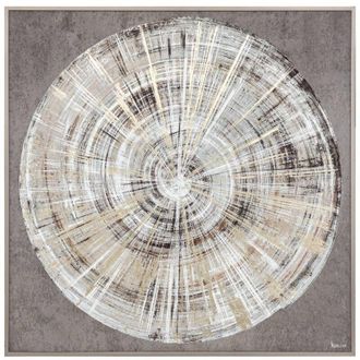 Atmosphera Gerahmte bedruckte Leinwand Izzie 100x100cm - Atmosphera créateur dintérieur