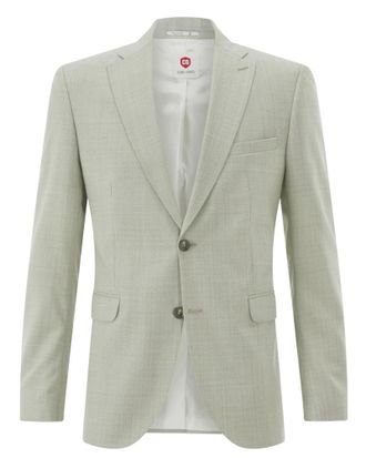 CG - Club of Gents Festliches Anzugsakko aus Schurwolle mit Struktur, Slim Fit in
