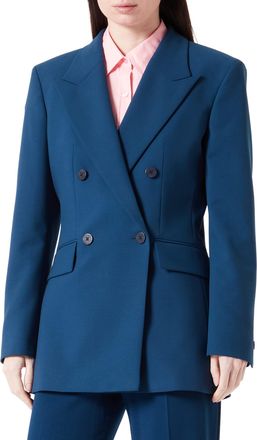 HUGO BOSS Damen Asmari JACKET, Dark Blue401, 36 EU