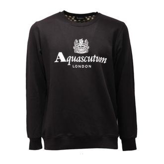 Aquascutum Qmf002L0 Sweatshirt - - Sweatshirts & Hoodies - Herren - Schwarzk - M