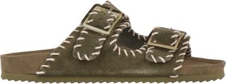 Colors Of California COW SUEDE BIO WITH STITCHING