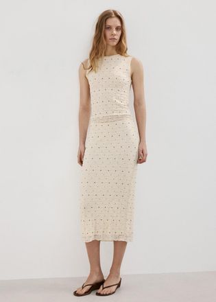 Mango Top cintr&eacute; &agrave; clous &eacute;cru - Femme - XXS - MANGO