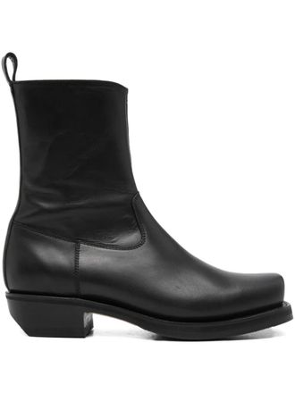 Won Hundred Barcelona Stiefel mit eckiger Kappe 40mm - Schwarz