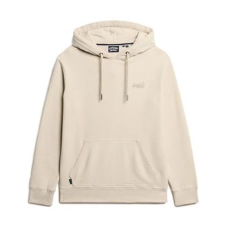 Superdry Hellbeige Baumwoll Essential Hoodie Herren - - Sweatshirts & Hoodies - Herren - Beige - L