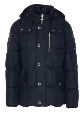 Moose Knuckles doudoune à capuche - Bleu