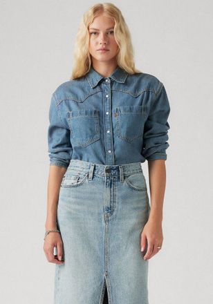 Levi's Jeansbluse TEODORA WESTERN SHIRT mit Druckkn&ouml;pfen