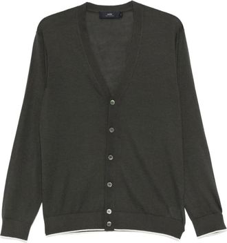 arch4 Mr Cruickshank buttoned cardigan - Gr&uuml;n