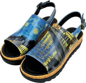 Dogo Damen Gigi Sandale mit Absatz, Mehrfarbig, 40 EU