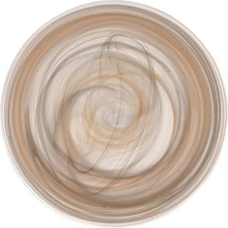 Leonardo Alabastro Teller, 2er Set, einzigartige Teller aus geschleudertem Alabasterglas, organische Textur, ästhetische Kuchenteller für Desserts, Durchmesser