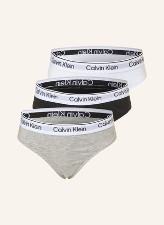 Calvin Klein 3er-Pack Slips Icon Cotton Stretch schwarz