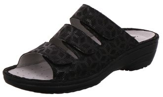 Rohde Damen Cremona Pantoletten, Schwarz (Schwarz 90)