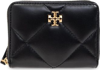 Tory Burch Femme, Accessoires, Noir, Taille: ONE Size Kira Diamond Small Wallet