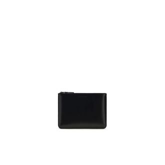Comme Des Gar&ccedil;ons Pochette zipp&eacute;e en cuir - Homme - Accessoires - Noir - Taille: ONE Size