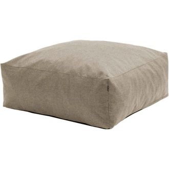 Oviala Pouf de jardin pour canap&eacute; modulable beige - Mixi