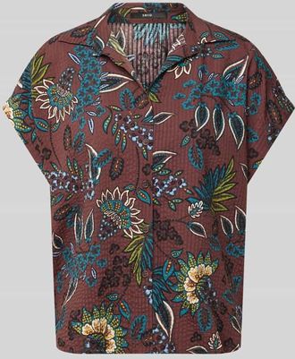 Zero Relaxed Fit Hemdbluse aus Viskose-Mix