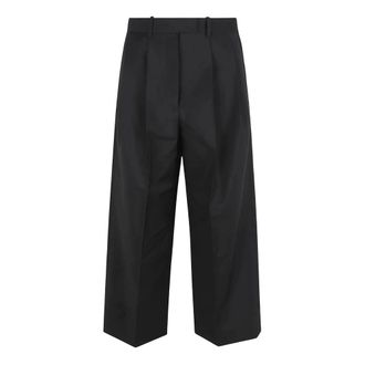 Givenchy Cropped Double-Pleat Hosen - - Trousers - Damen - Schwarzk - XS