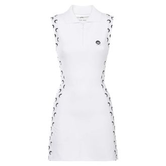 Marine Serre Athleisure Mini Kleid - - Dresses - Damen - Wei&szlig; - S