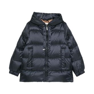 Max Mara Femme, Vestes, Bleu, Taille: 32 FR Veste bleue en duvet hydrofuge