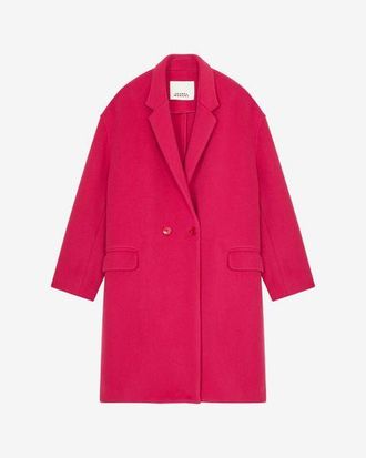 Isabel Marant Manteau Efegozi - Femme - Framboise - Taille 38 - Isabel Marant
