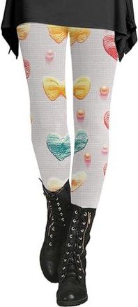 Generic Legging de compression de No&euml;l pour femme - Joli collant imprim&eacute; de No&euml;l - Contr&ocirc;le du ventre - Yoga - Sport - Pantalon de jogging doux et extensible,