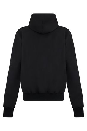 Gucci Mens Bomber Jacket Reversible With Hood Black Cotton