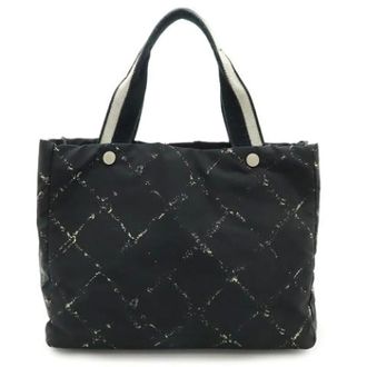 Chanel unisex, Pre-owned, Noir, Taille: ONE Size Sac fourre-tout vintage en nylon Pre-owned