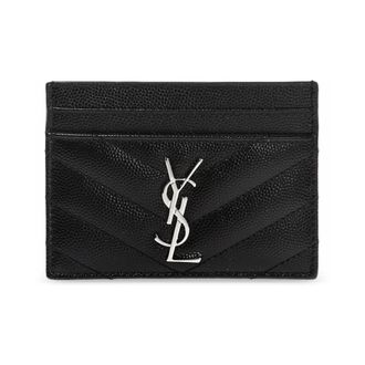 Saint Laurent Kartenetui - - Accessories - Damen - Schwarzk - ONE SIZE