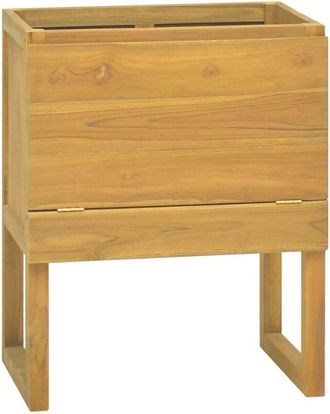 vidaXL Badschrank 60x40x75 cm Massivholz Teak - Vidaxl