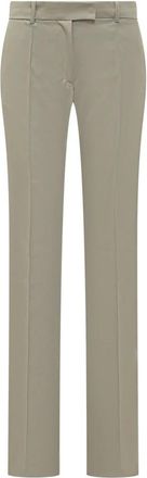 The Attico Femme, Pantalons, Gris, Taille: 38 FR Pantalon Tailleur Coupe Droite